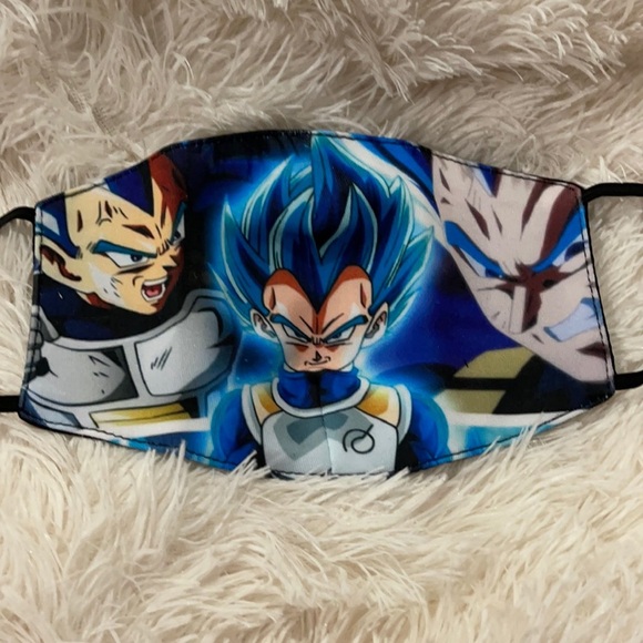 Accessories | 62 New Anime Vegeta Face Mask | Poshmark